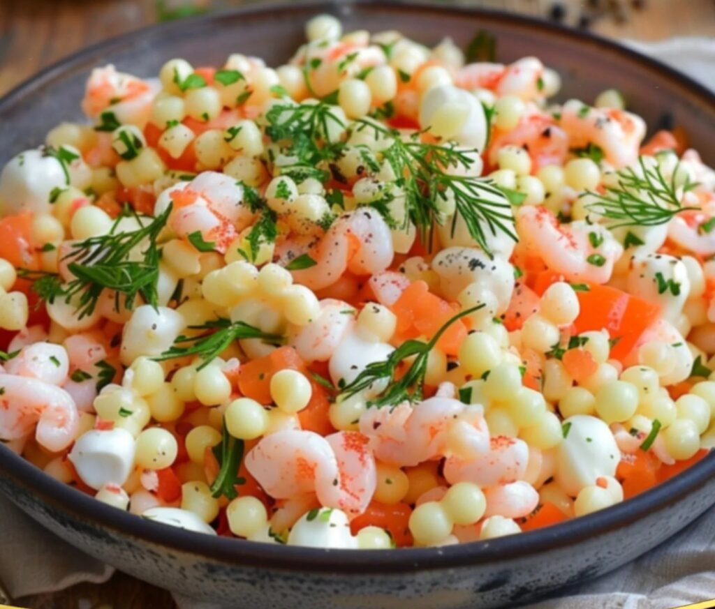 Salade de Pâtes Perles au Surimi : Une Recette Fraîche et Gourmande ...