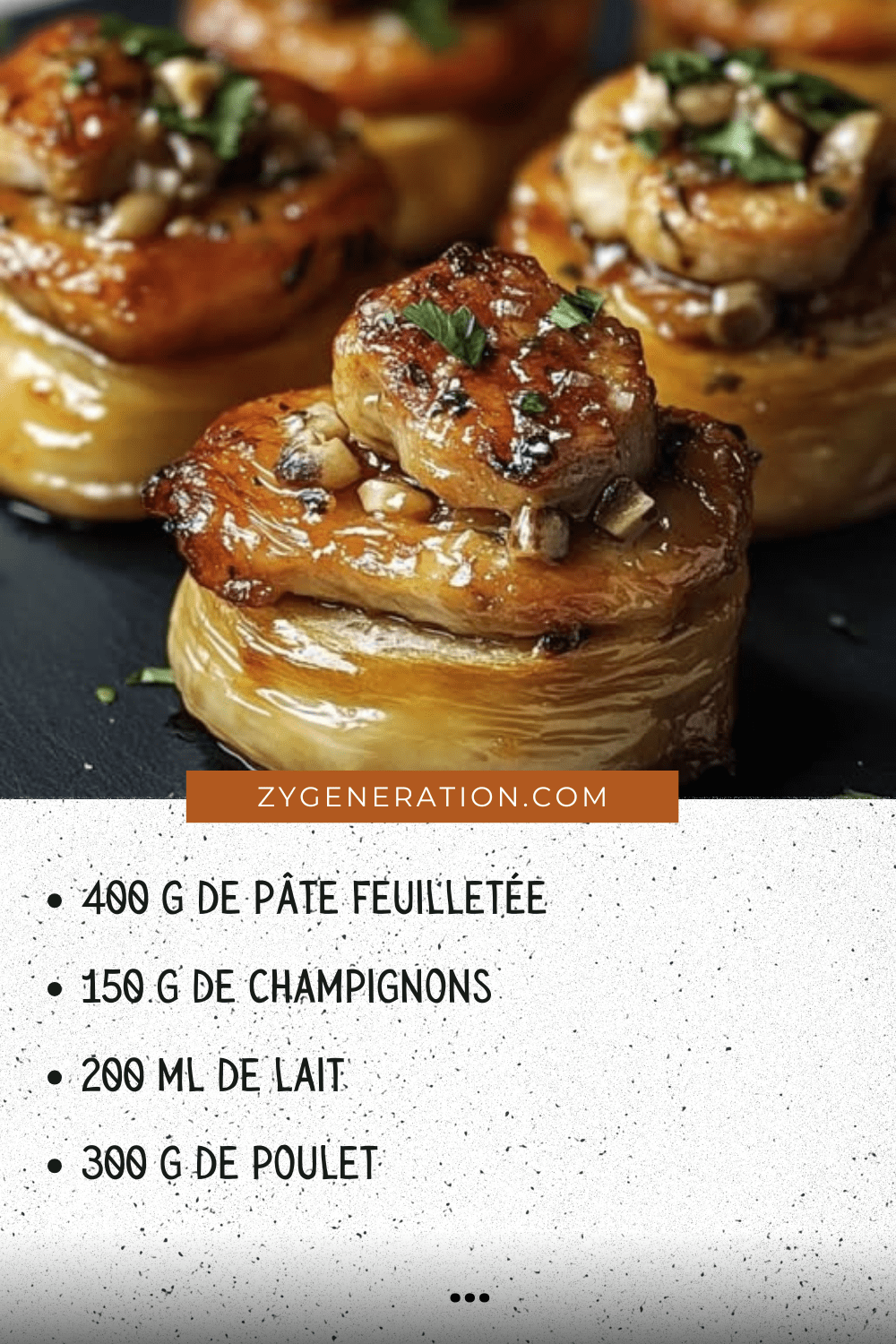 Recette de Bouchées à la Reine au Poulet Gourmandes